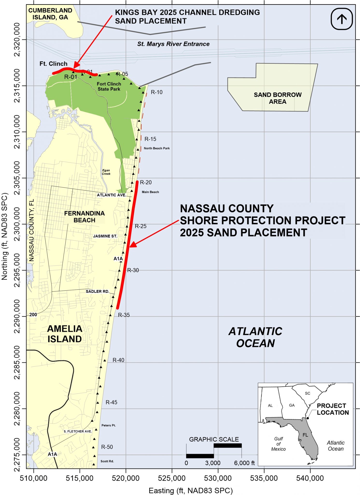 Project Description – Nassau County Shore Protection Project